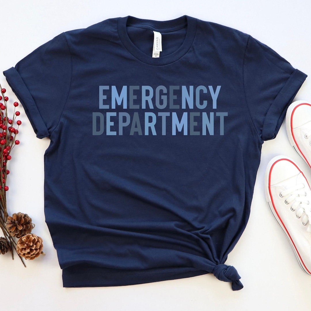 Emergency Department Tee, ER Nurse Tshirt, Emergency Room Tech Gift, ER ...