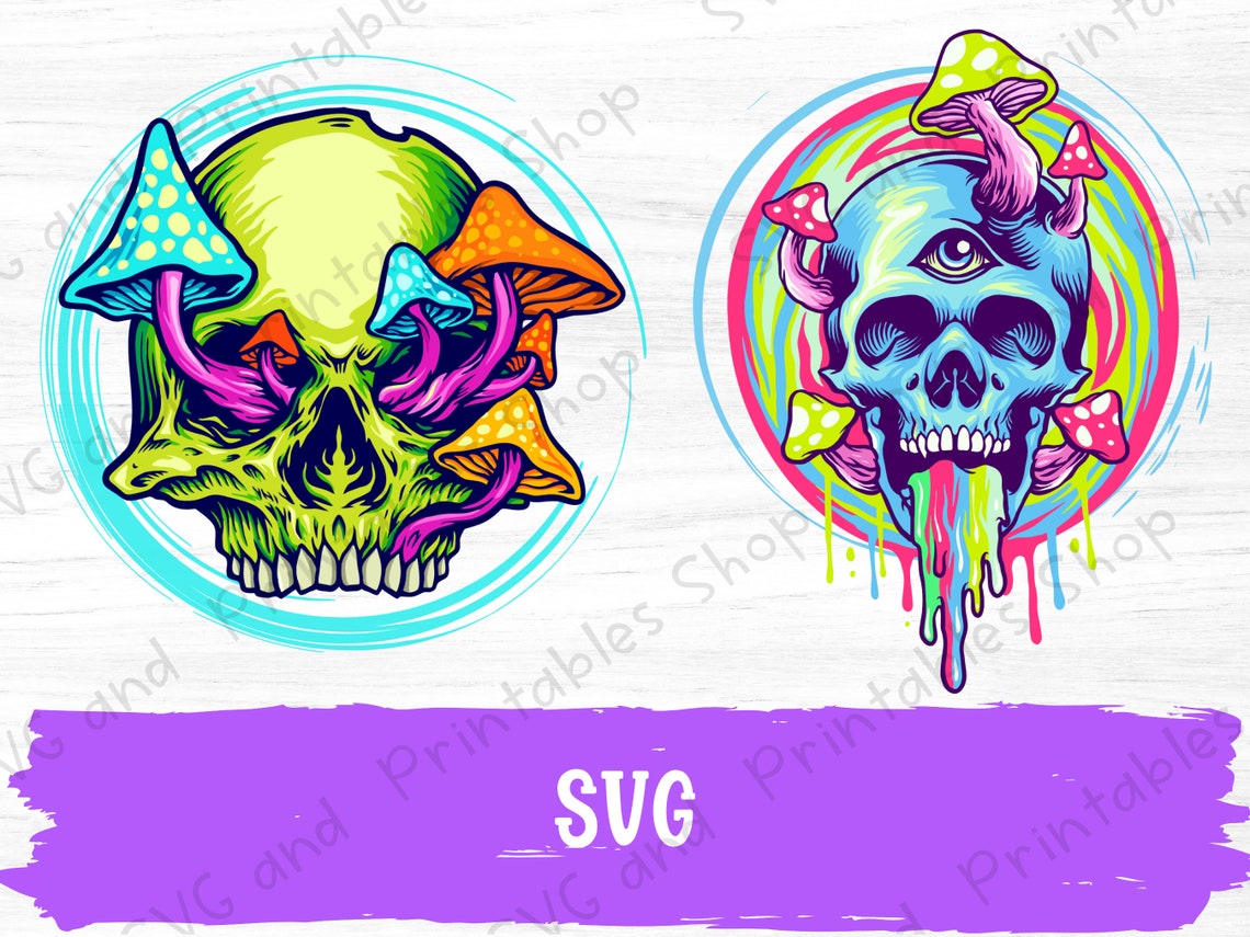 Psychedelic SVG Bundle / Sublimation Design / Cut Files / Psychedelic ...