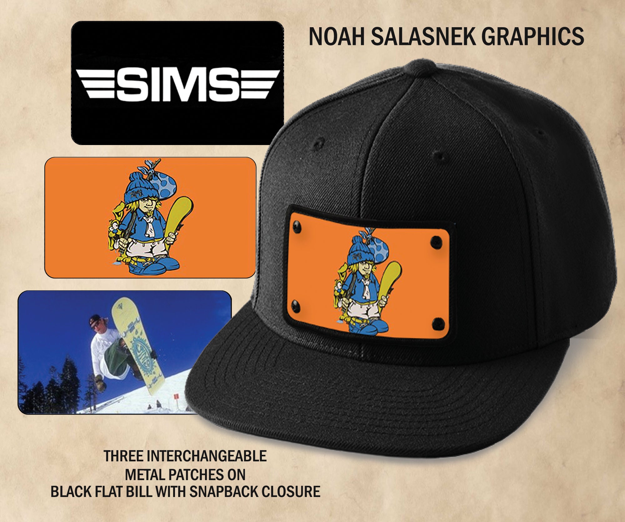 Sims Snowboards Noah Salasnek Iconic Graphic - Etsy Canada