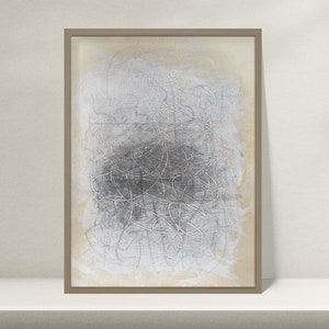 Contemporary Sketch Art Abstract Art Modern Art Minimalist Wall Art ...