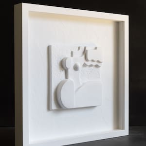 Geometric Plaster Female Body Sculpture: Modern Wabi Sabi Wall Art - Etsy