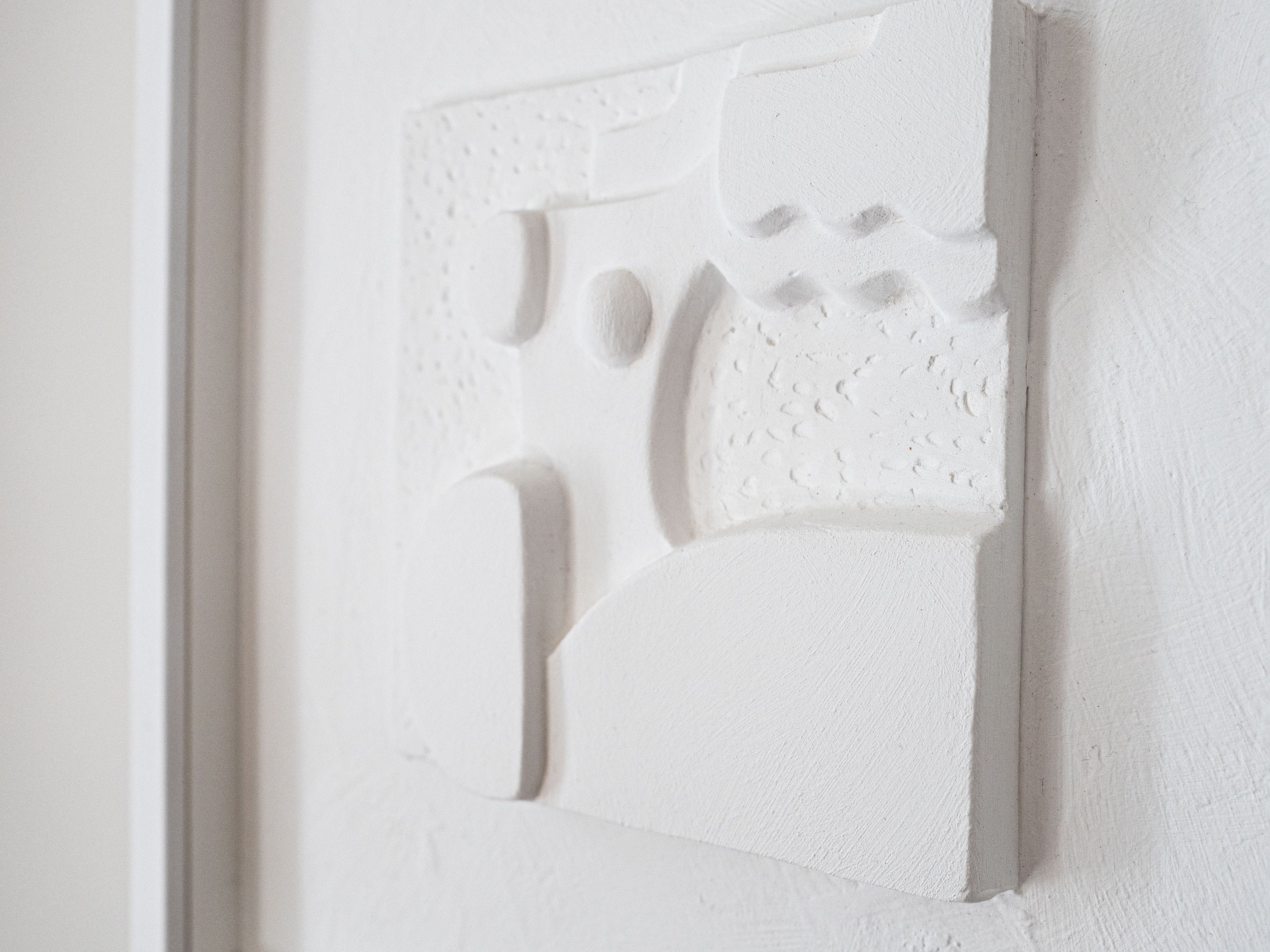 Geometric Plaster Female Body Sculpture: Modern Wabi Sabi Wall Art - Etsy