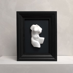 Female Body Sculpture | Wall Decor | Plaster Sculpture | Figure Study ...