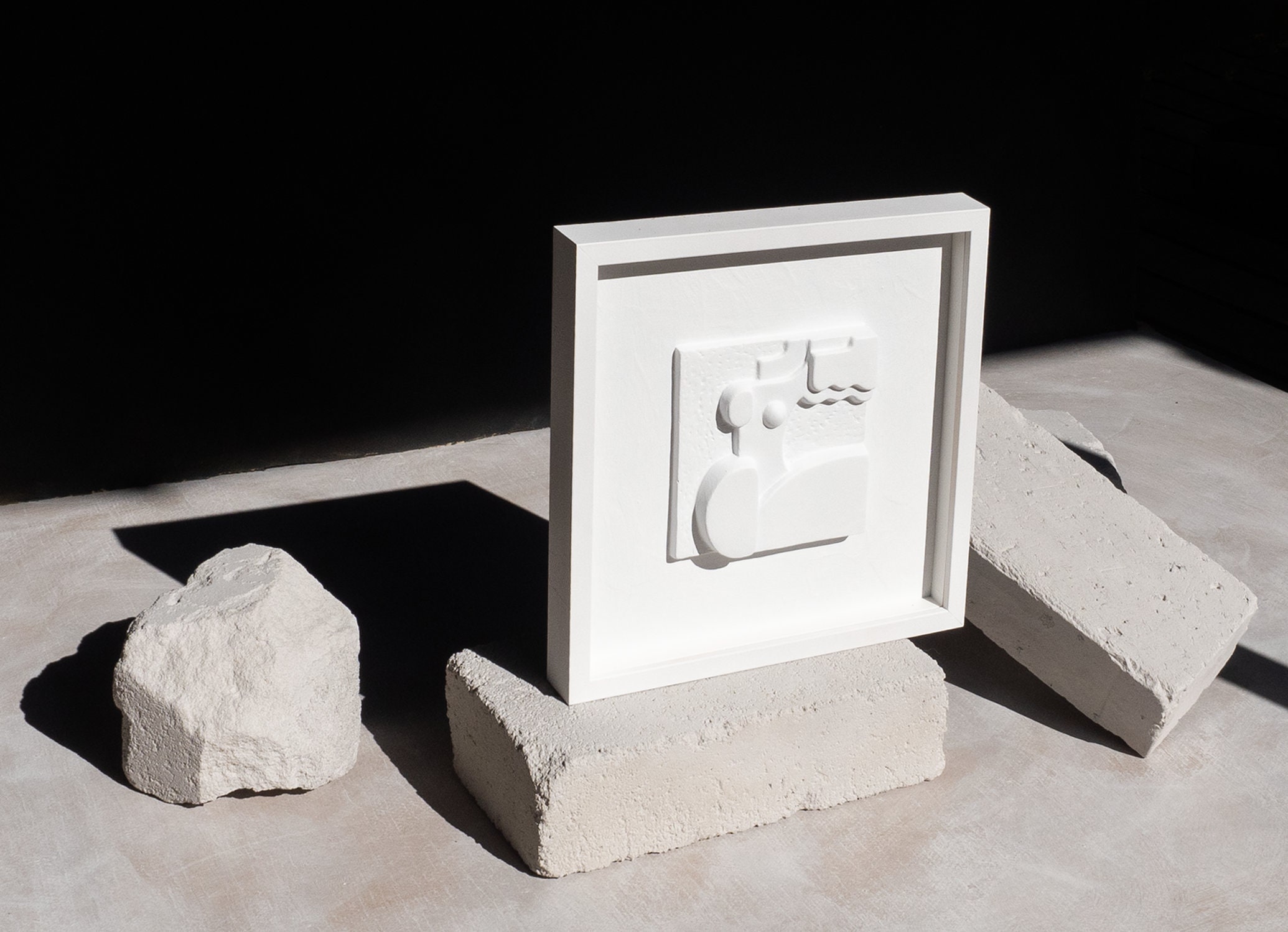 Geometric Plaster Female Body Sculpture: Modern Wabi Sabi Wall Art - Etsy