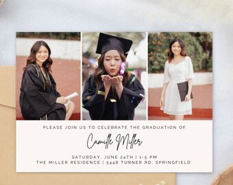 High School Graduation Invitation for Graduation Party Invitation for ...