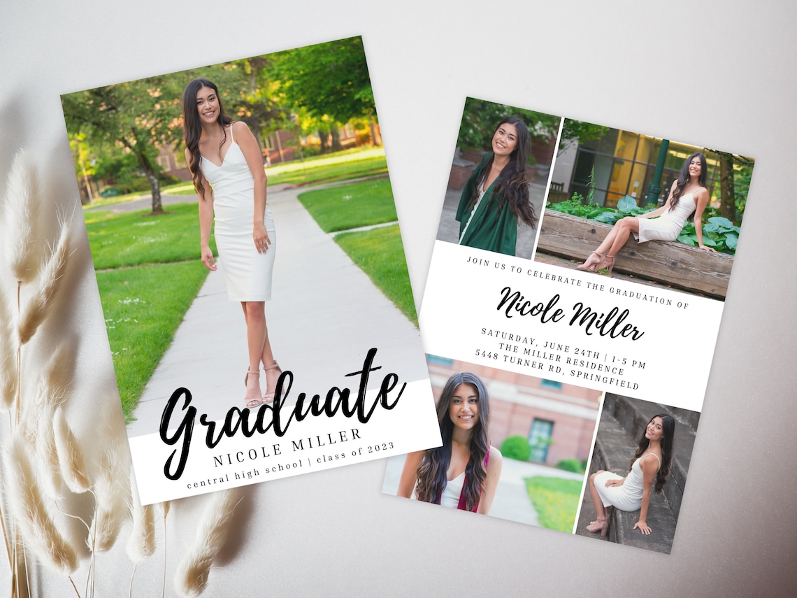 High School Graduation Invitation for Graduation Party Invitation for ...