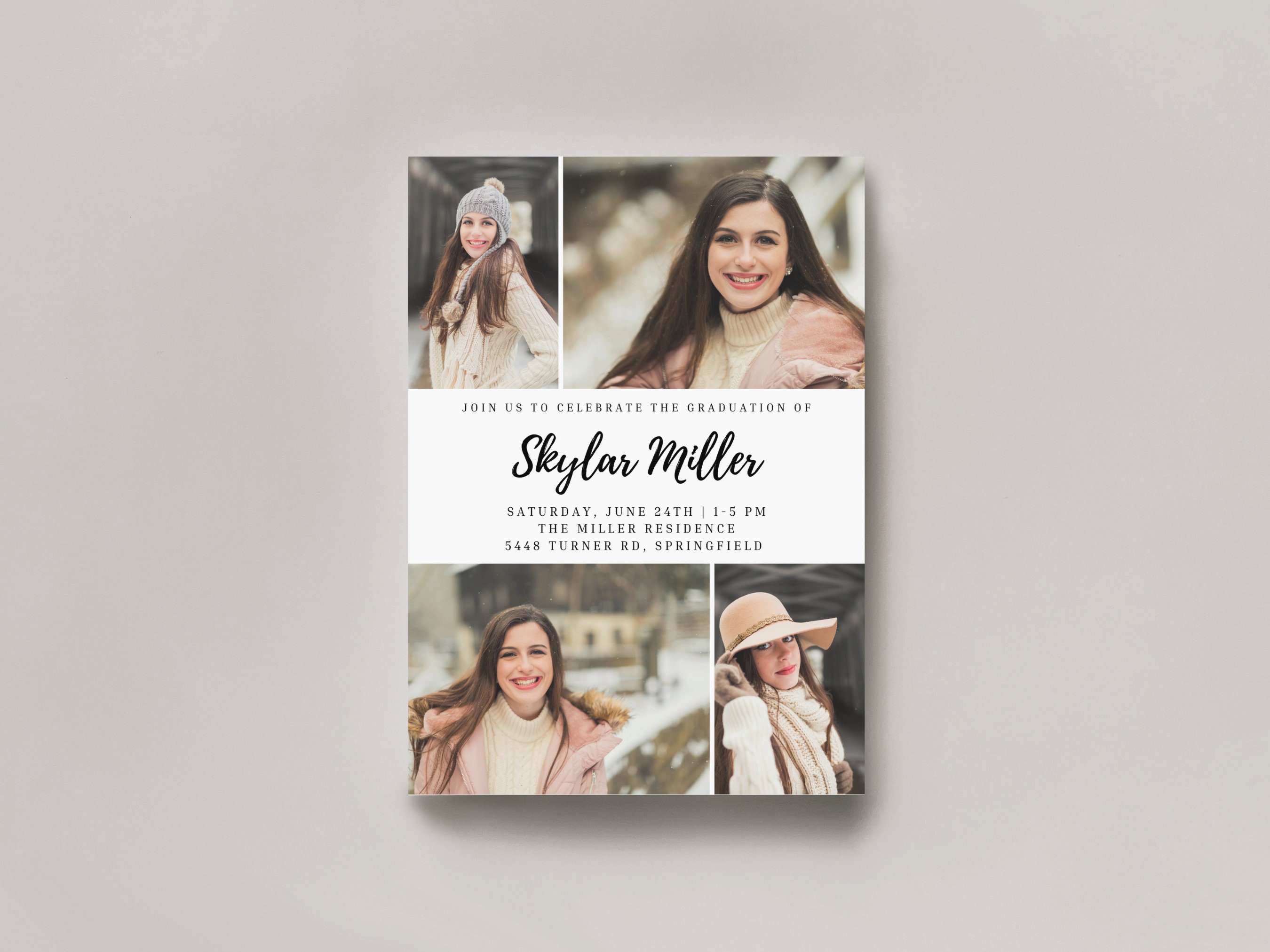 High School Graduation Invitation for Graduation Party Invitation for ...