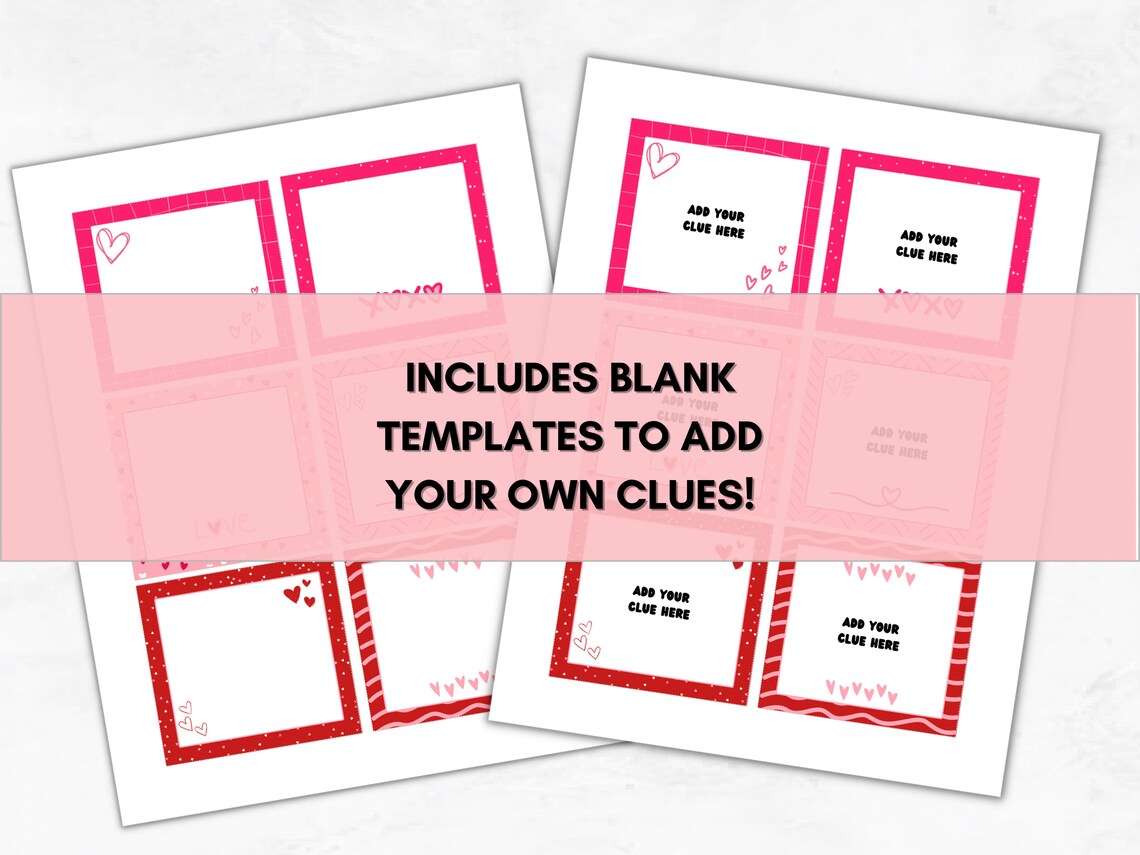 Valentine's Day Scavenger Hunt | Valentine's Day Game for Kids ...