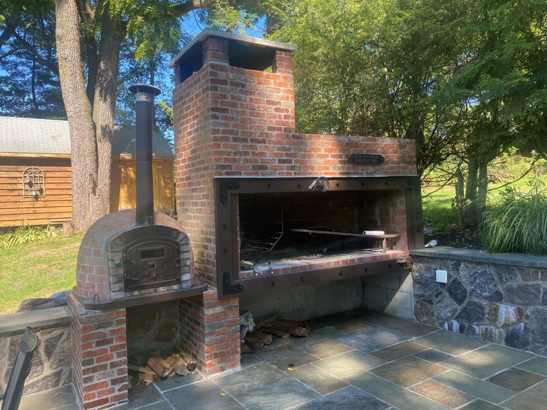 Rustic Brick Wood Oven (110 X 110 Cm) - Insulated - Etsy