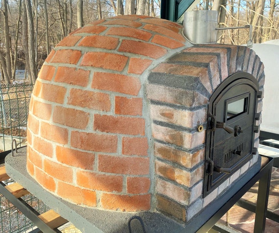 Rustic Brick Wood Oven 110 X 110 Cm Insulated - Etsy