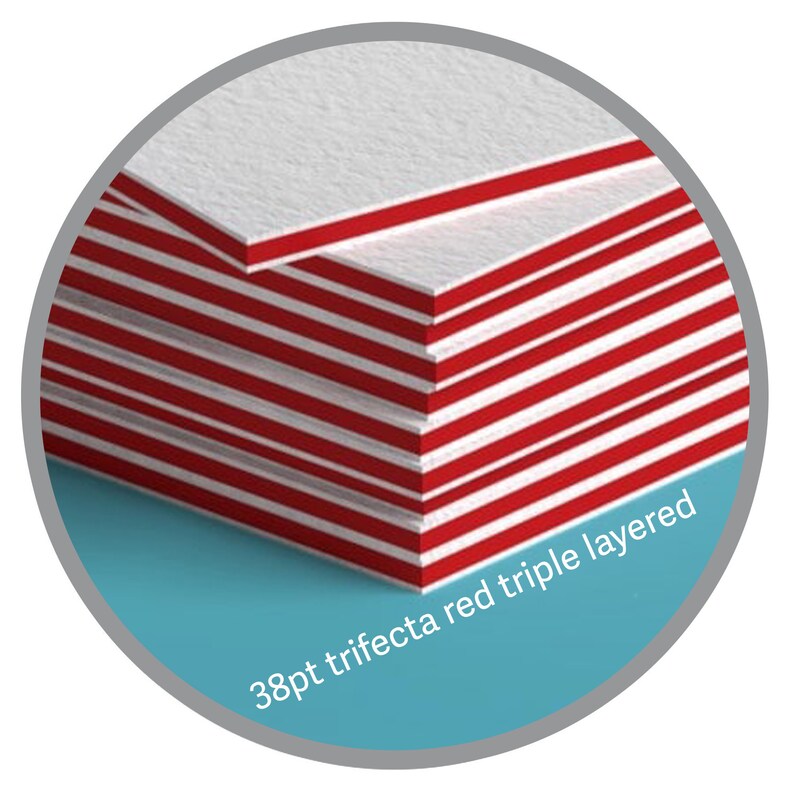 500 Full Color Trifecta Business Cards With Velvet Finish W/ Your ...