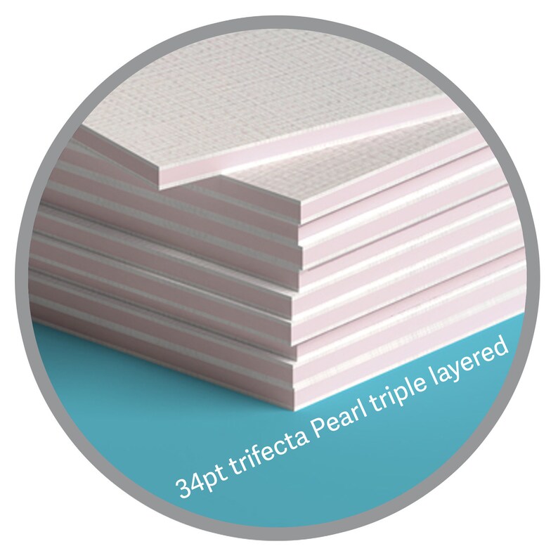 500 Full Color Trifecta Business Cards With Velvet Finish W/ Your ...