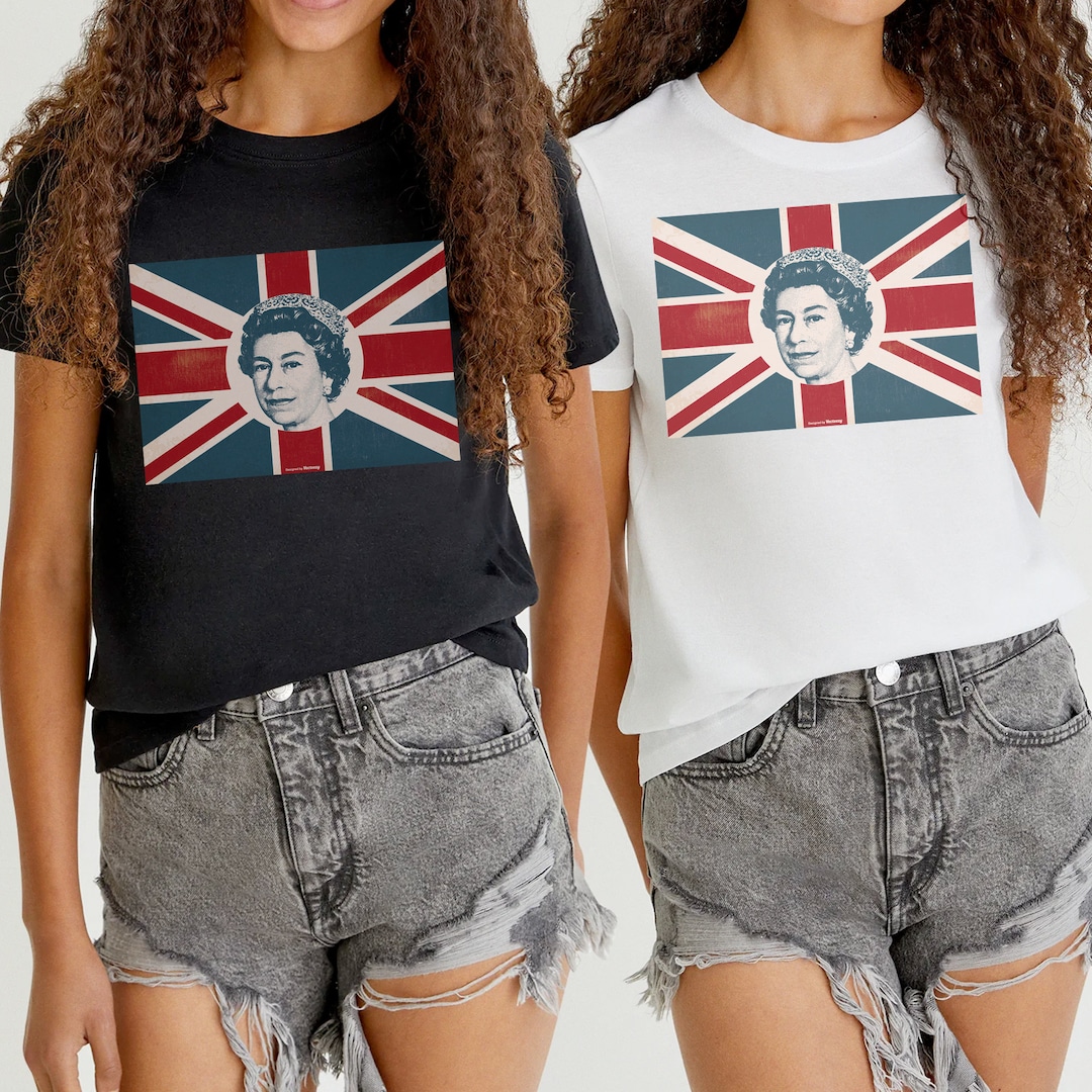 Queen Elizabeth, Queen Elizabeth T-shirt, Queen Elizabeth Shirt Queen ...