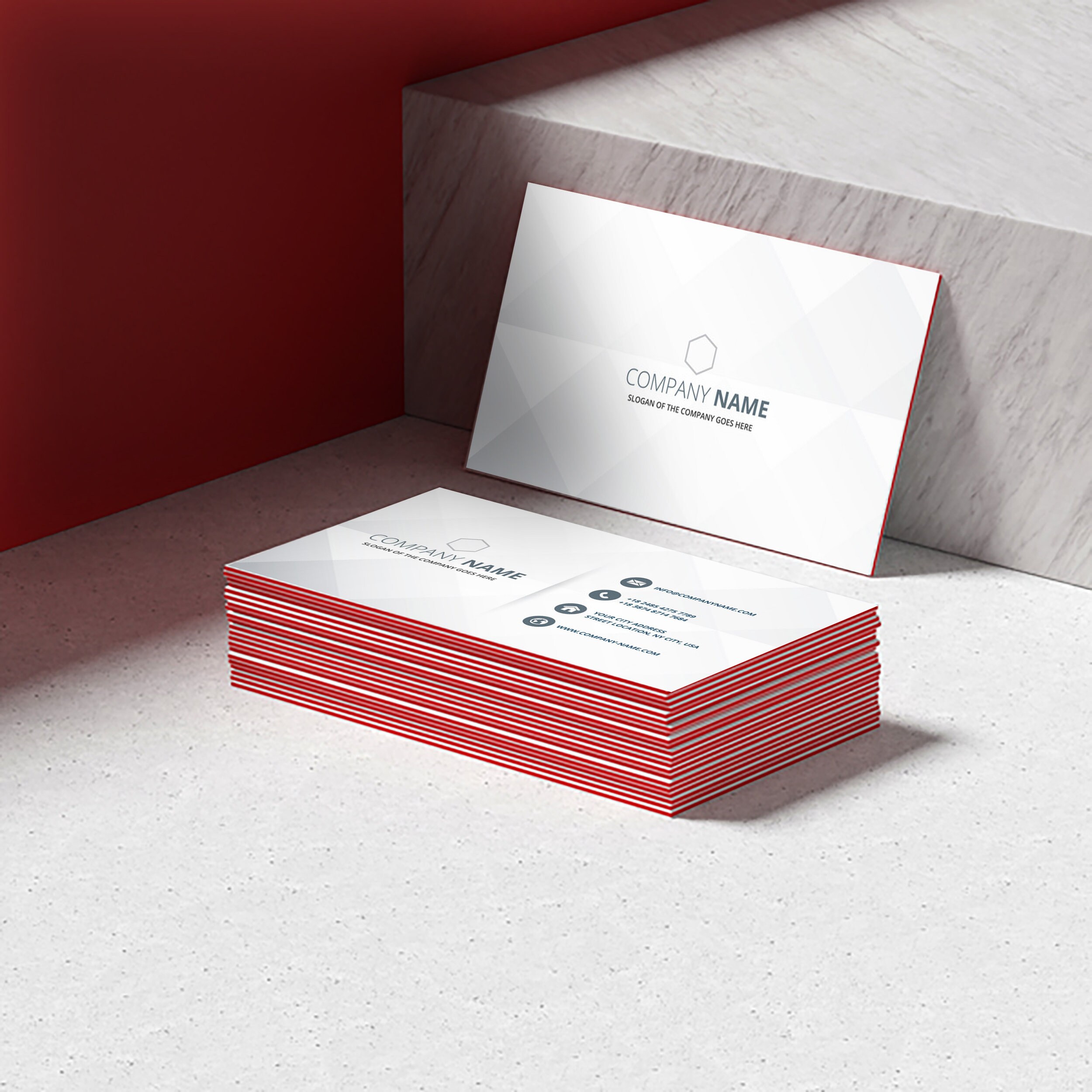 500 Full Color Trifecta Business Cards With Velvet Finish W/ Your ...