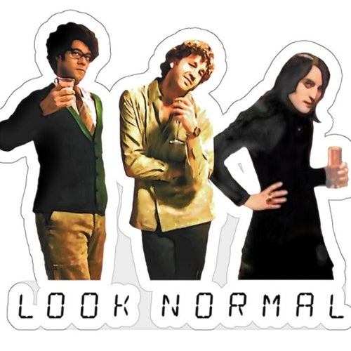 The IT Crowd Look Normal Kiss-cut Stickers - Etsy