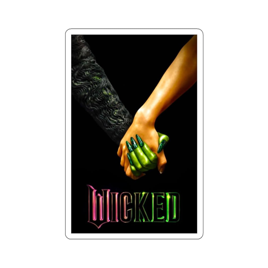 Wicked Best Friends Kiss-cut Stickers, Elphaba Glinda BFF Decor ...