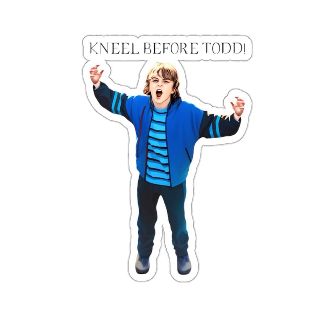 Supernatural Kiss-cut Stickers, Kneel Before Todd, Fan Art Decals ...