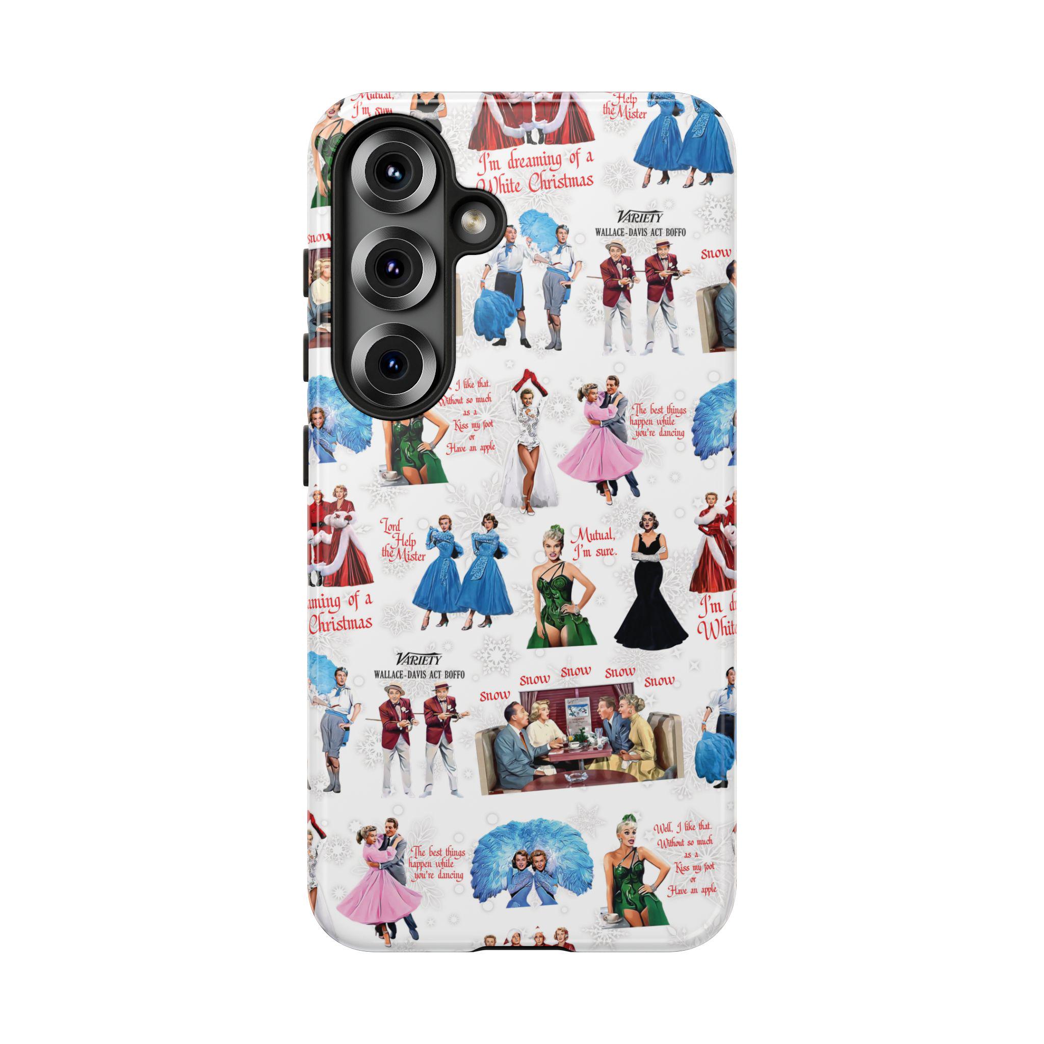 White Christmas Favorite Scenes Collage Phone Case | Retro Classic ...