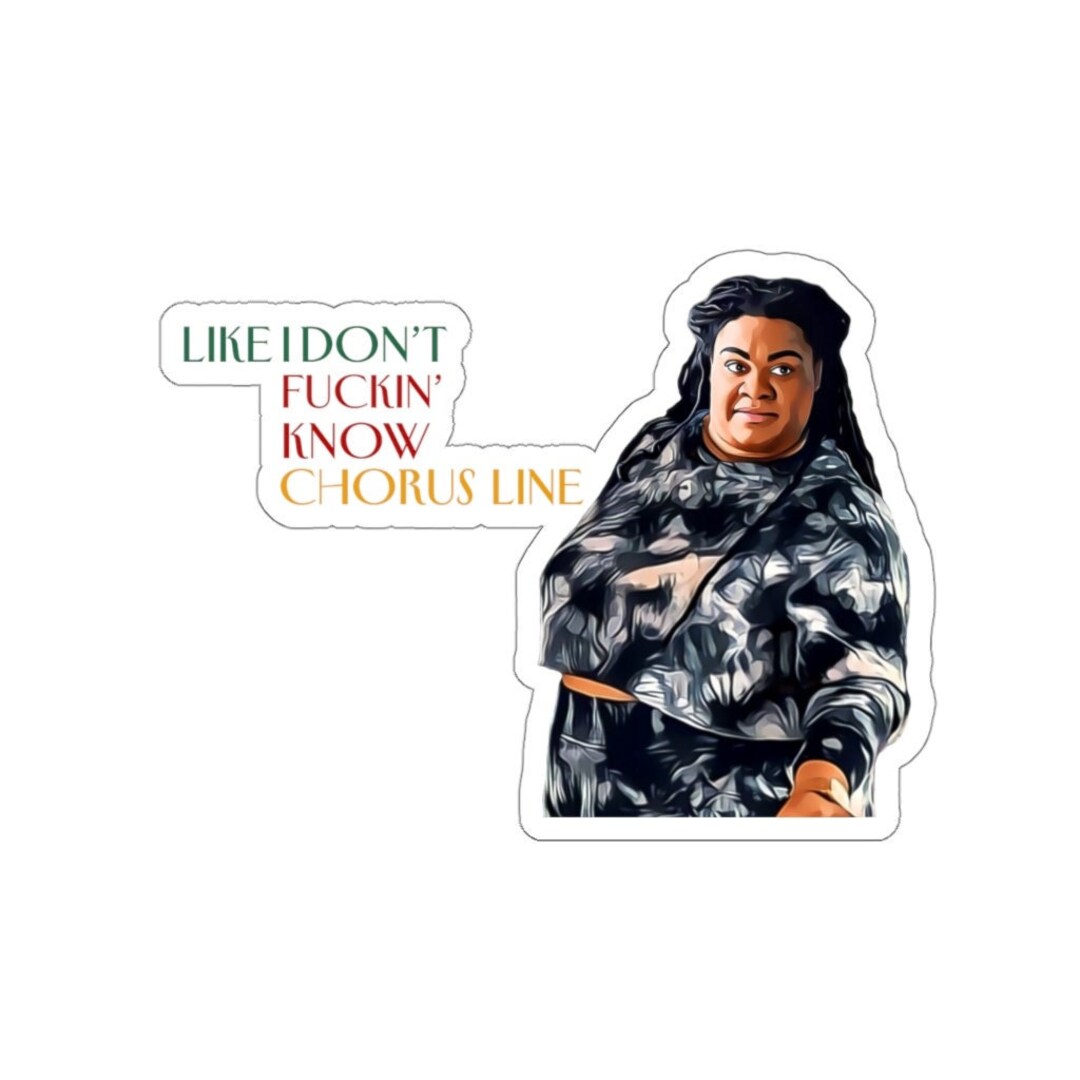 Chorus Line Kiss-cut Stickers - Etsy