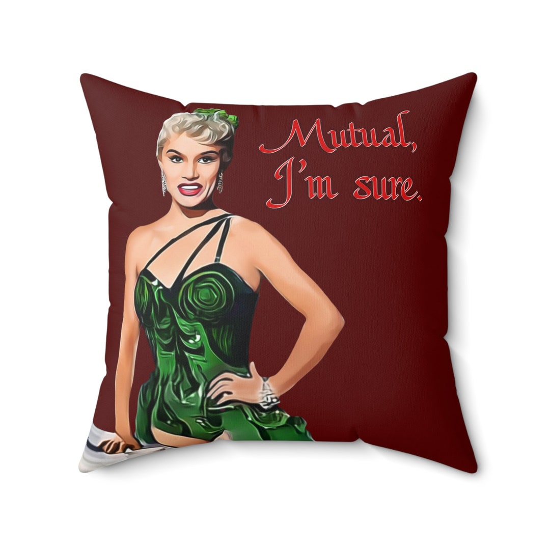 White Christmas Mutual, Im Sure Square Pillow Red - Etsy