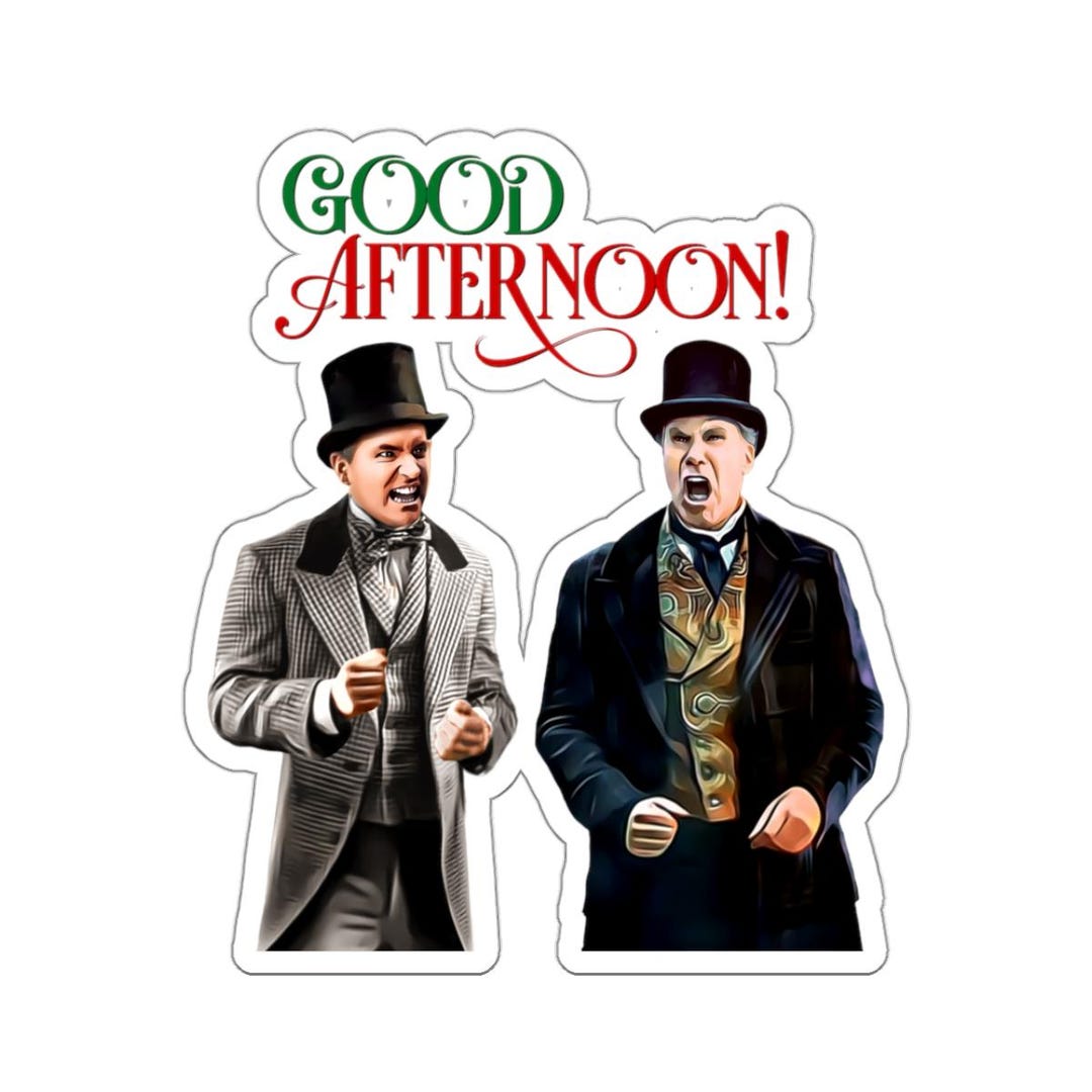 Spirited - Christmas Musical Stickers - 'good Afternoon', Laptop Decor ...