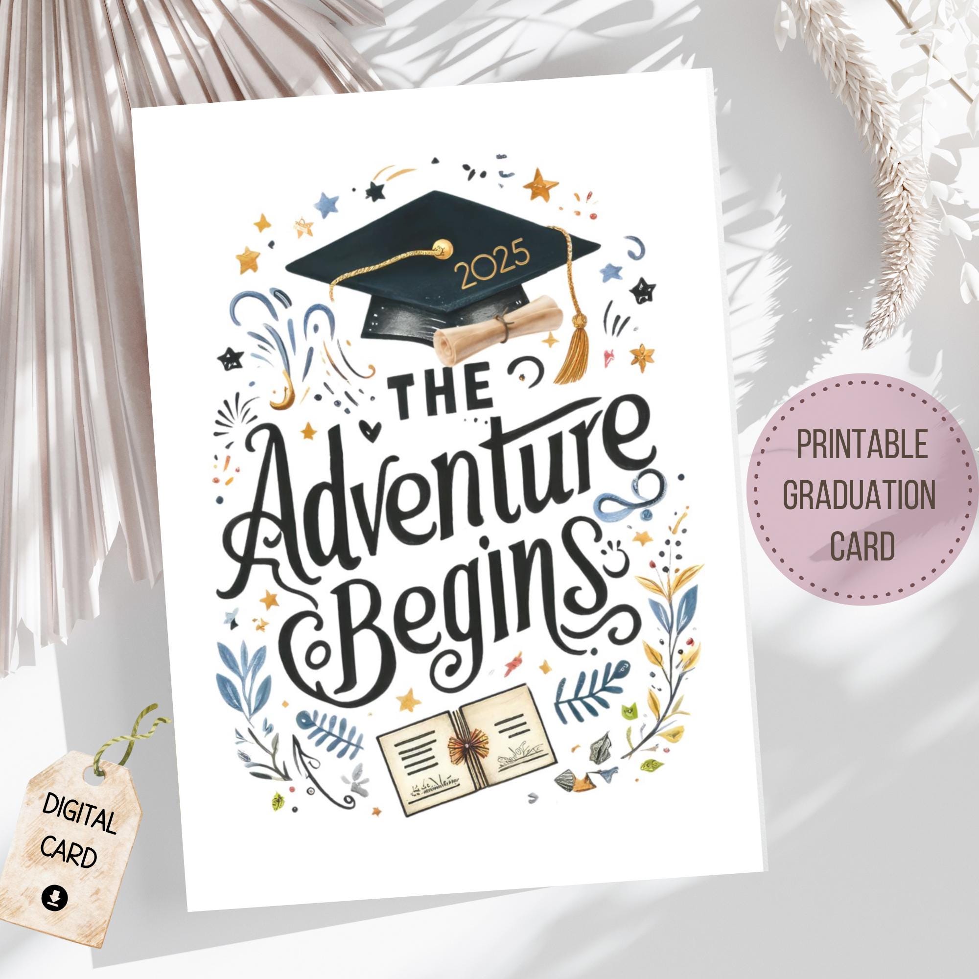 Instant Download Printable Graduation Card | Congratulations Graduate ...