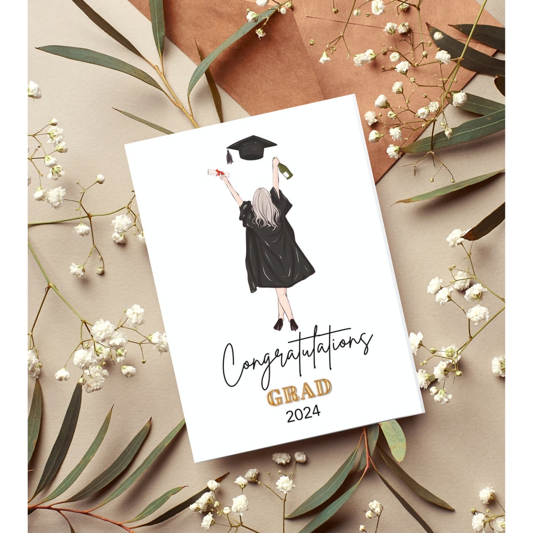 Instant Download Printable Graduation Card Congratulations Graduate ...