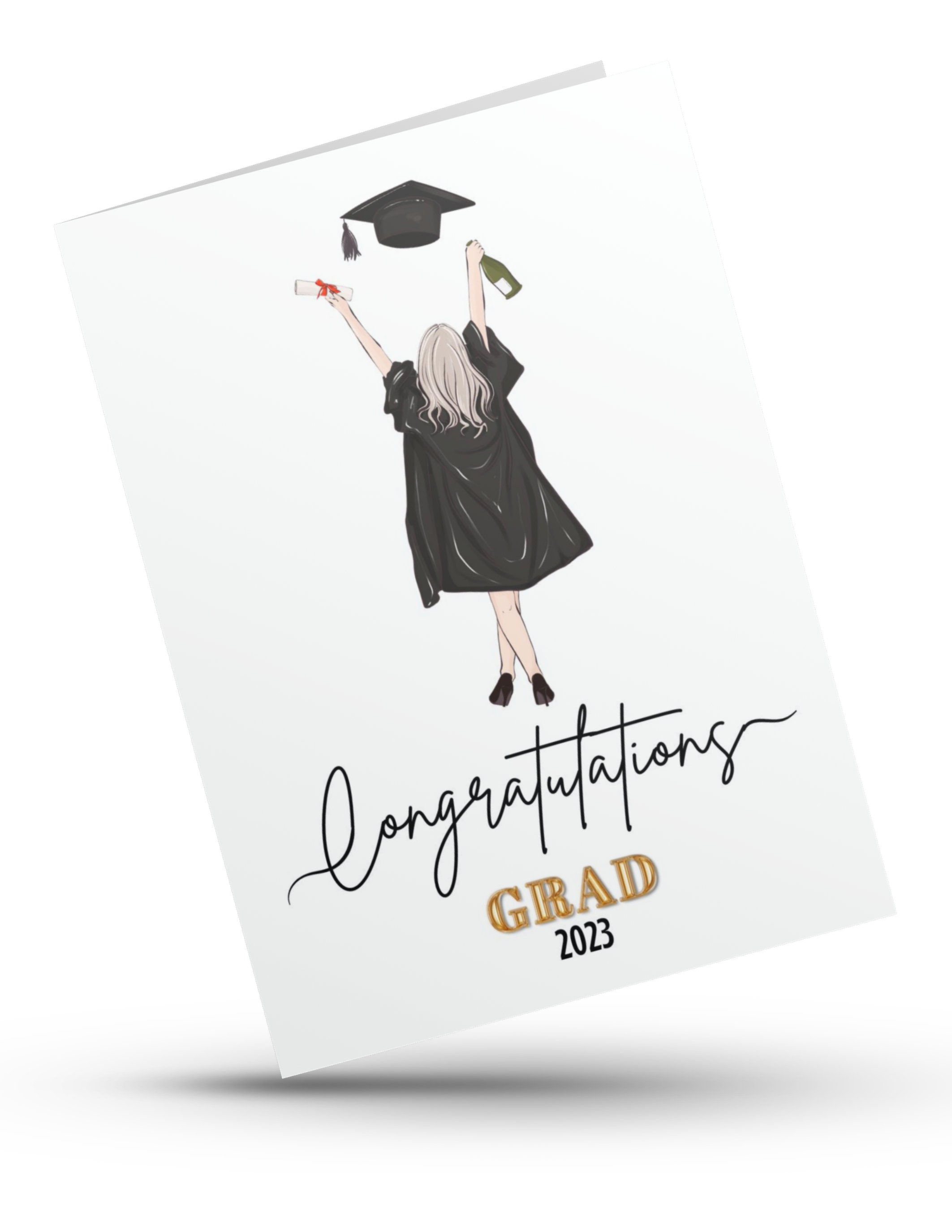 Instant Download Printable Graduation Card Congratulations Graduate ...