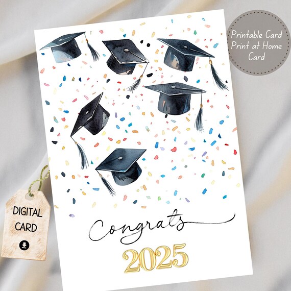 Foldable Congratulations Graduation Card Diy Congratulations On Your