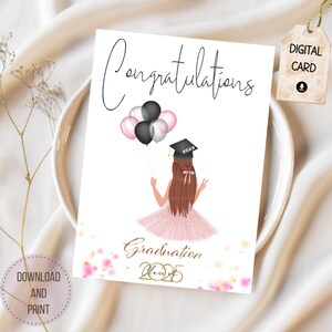 Instant Download Printable Graduation Card | Congratulations Graduate ...