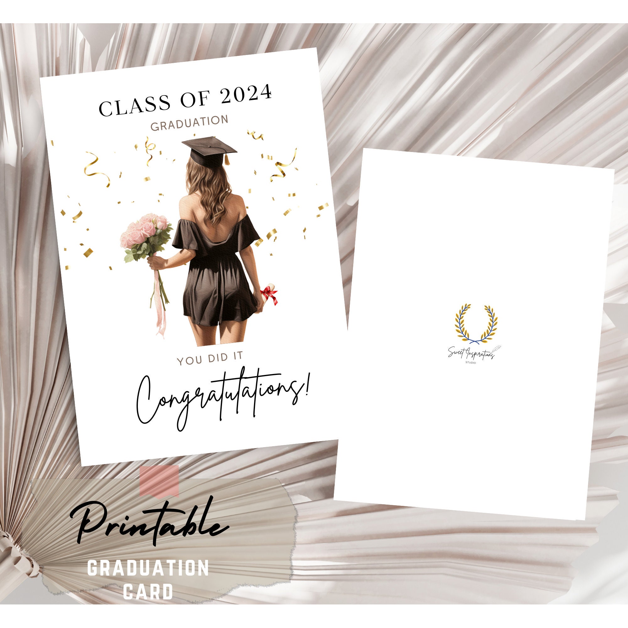 Instant Download Printable Graduation Card Congratulations Graduate ...