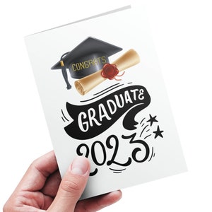 Instant Download Printable Graduation Card Congratulations Graduate ...
