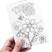 PRINTABLE Thank You Coloring Card for Kids | DIY Print and Color ...