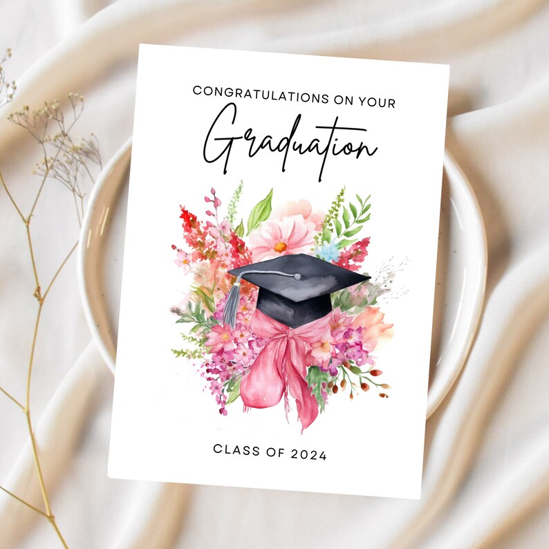 Instant Download Printable Graduation Card Congratulations Graduate ...