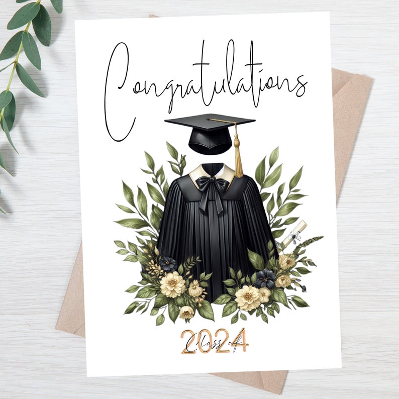 Instant Download Printable Graduation Card Congratulations Graduate ...
