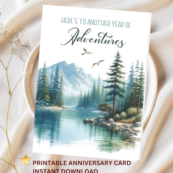 Birthday Card "another Year of Adventure" - Etsy
