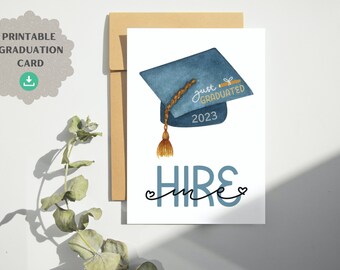 Instant Download Printable Graduation Card Congratulations - Etsy