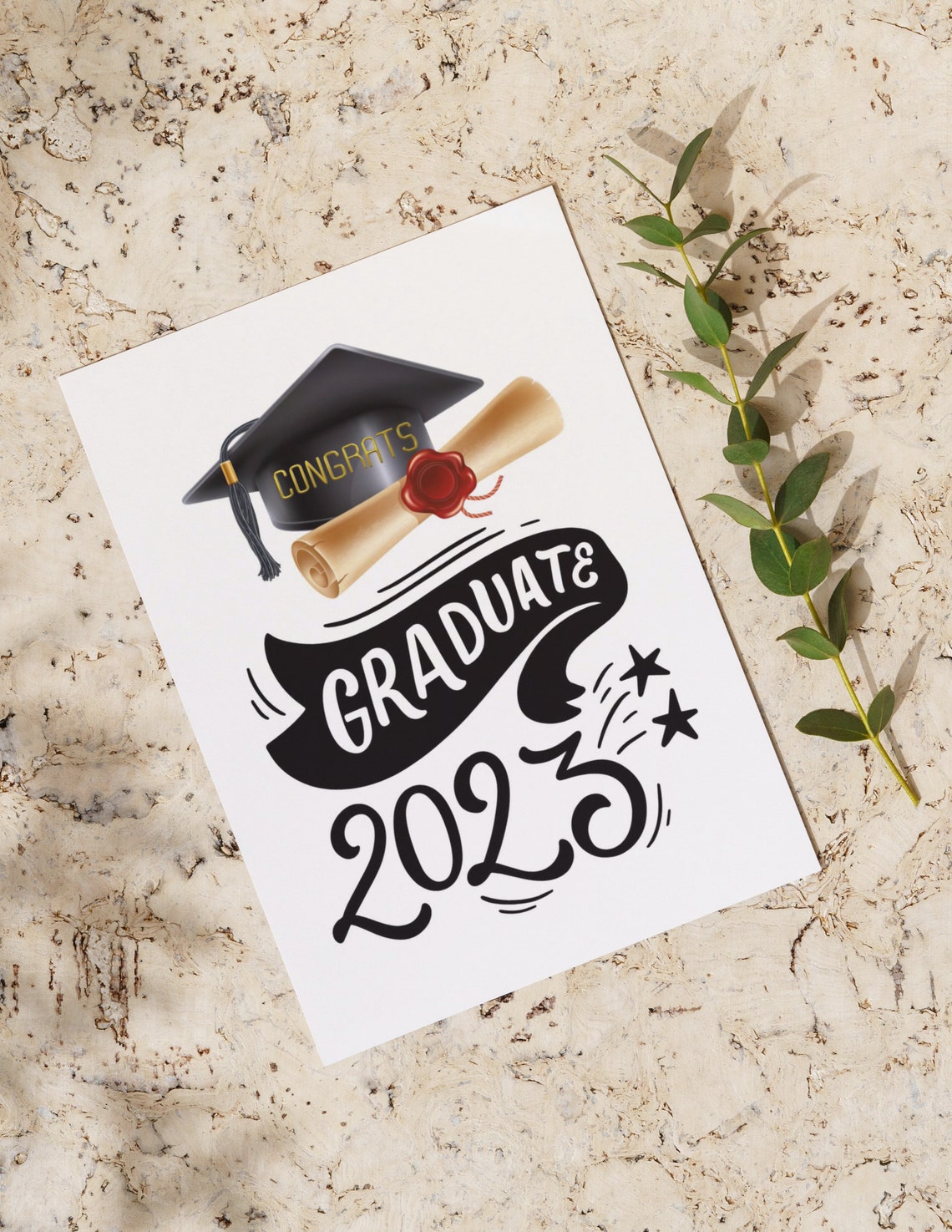 Instant Download Printable Graduation Card Congratulations Graduate ...
