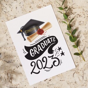 Instant Download Printable Graduation Card Congratulations Graduate ...