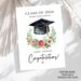 Congratulations Grad Class of 2024 Congrats Graduation Card Customized ...