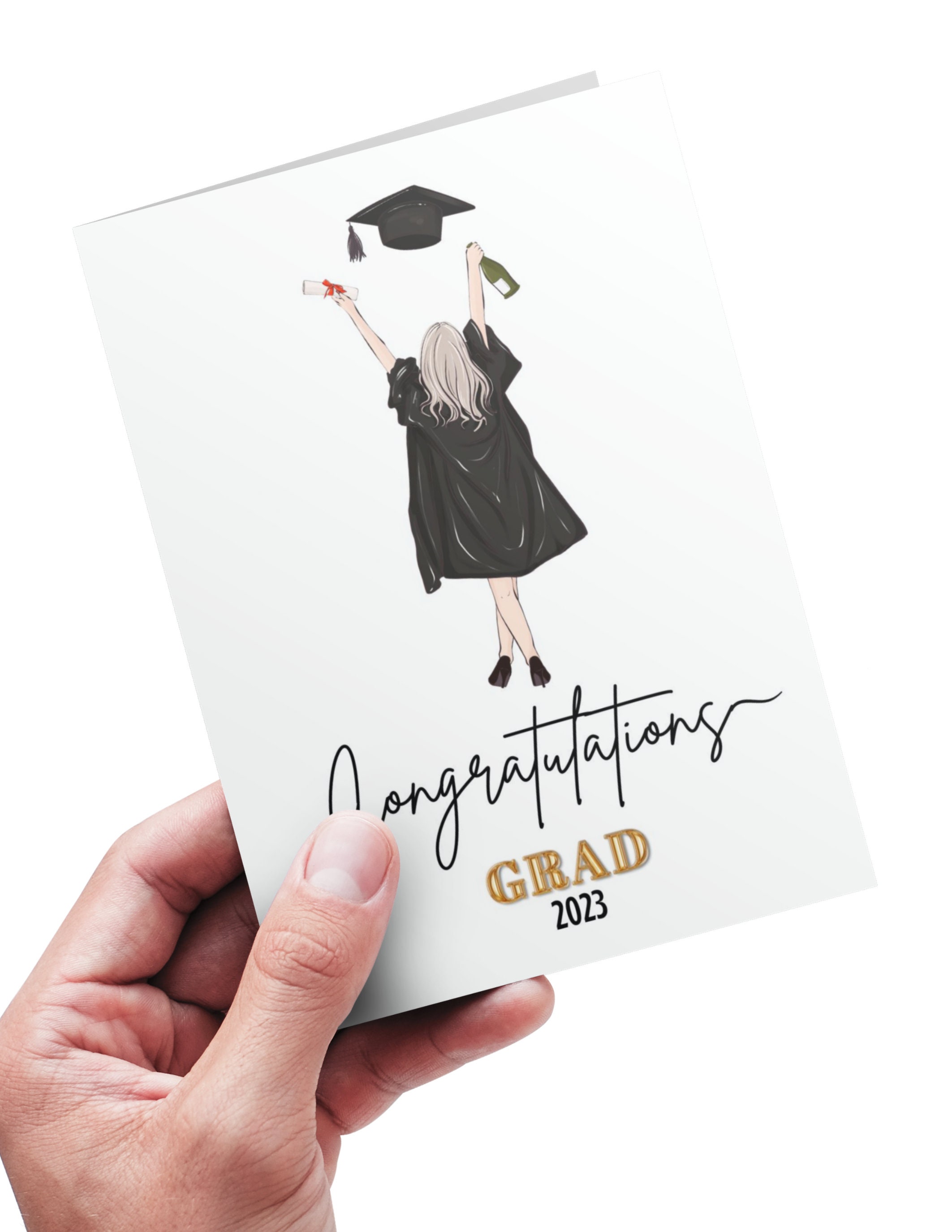 Instant Download Printable Graduation Card Congratulations - Etsy