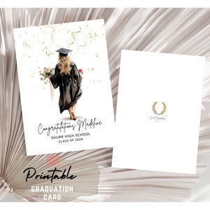 Downloadable Personalized Graduation Card Class of 2025 Custom ...