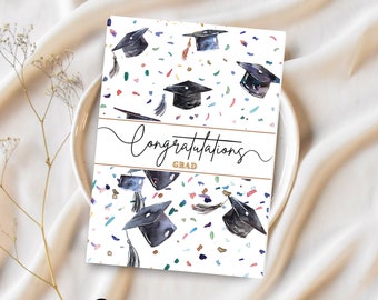Instant Download Printable Graduation Card Congratulations Graduate ...