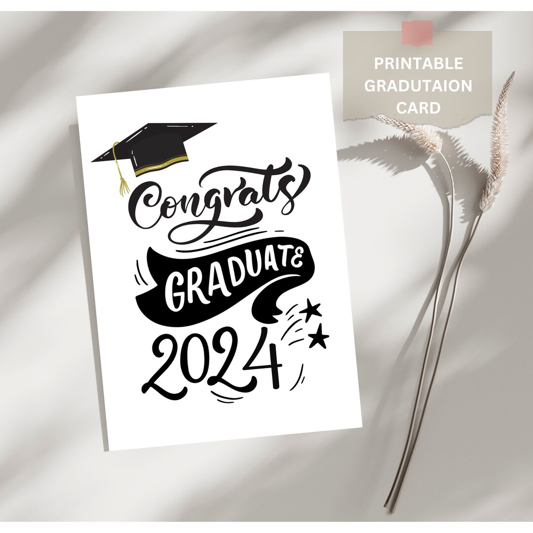 Graduation Cards Congratulations Cards Graduation Congrats Card 2024 ...