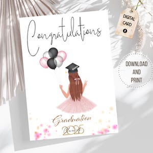 Instant Download Printable Graduation Card | Congratulations Graduate ...