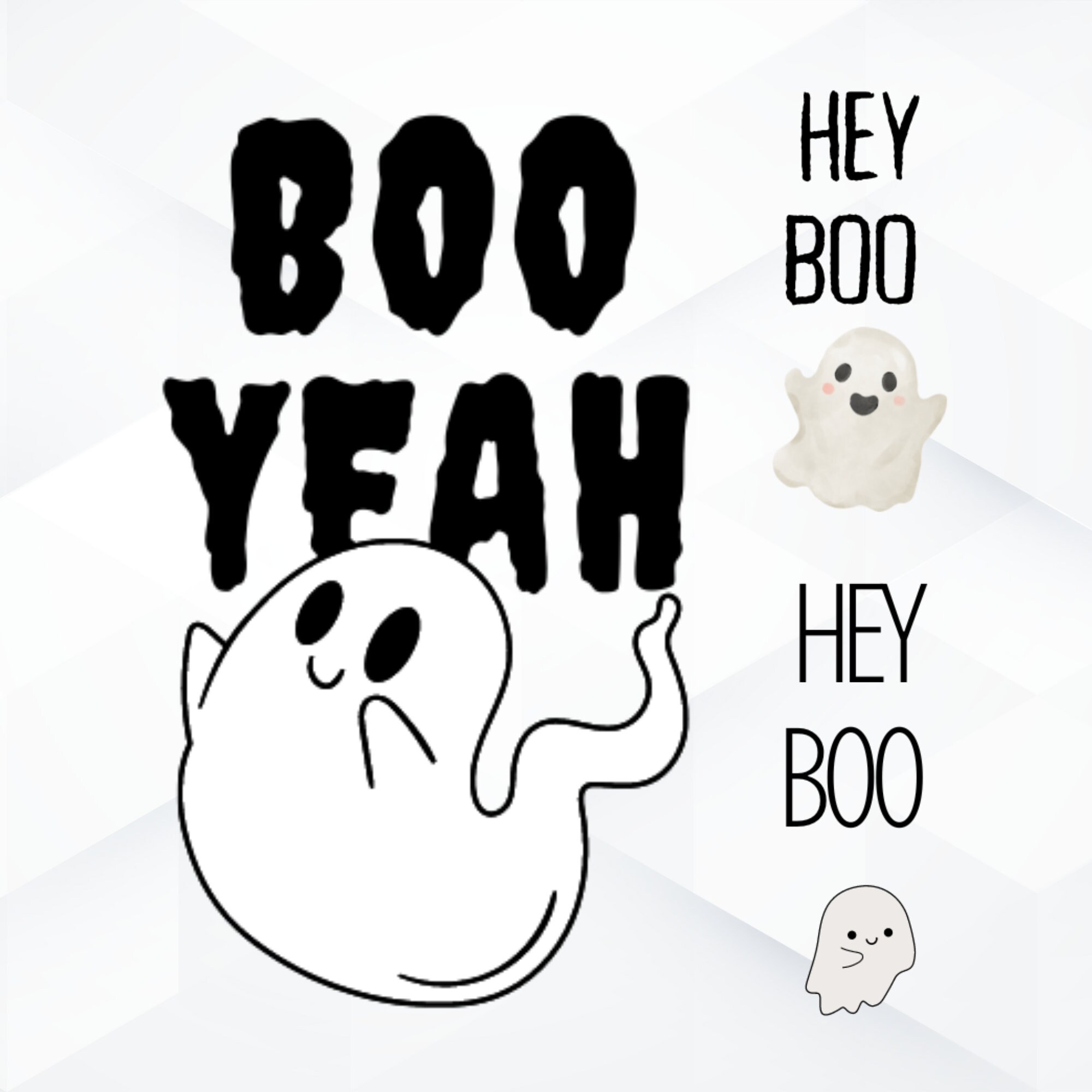 Hey Boo Boo Yeah SVG, PNG, Ghost Mom Svg, Halloween Mom Svg, Halloween ...
