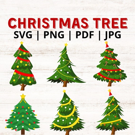 Christmas Tree Digital Cut Files SVG christmas Tree Digital - Etsy