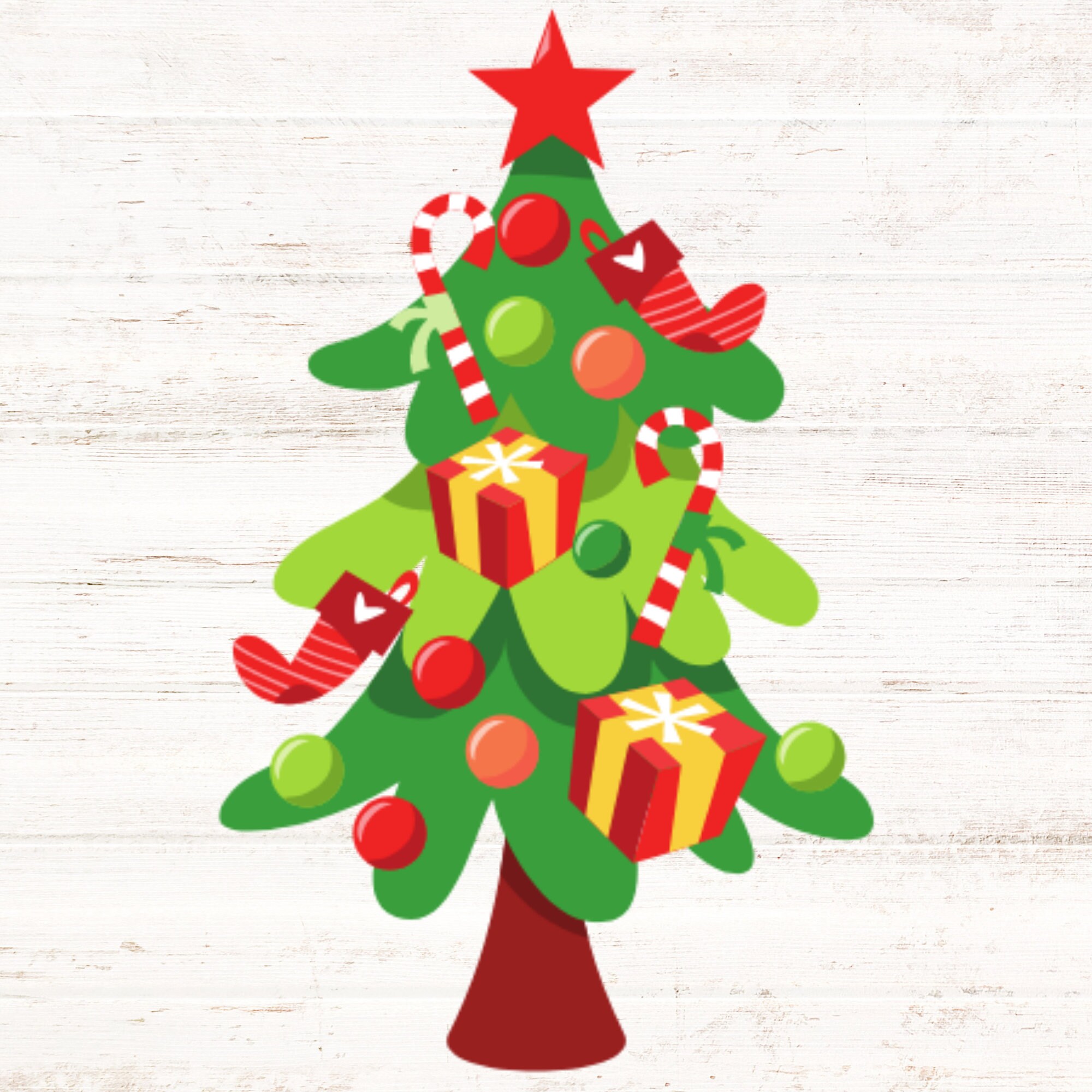 Christmas Tree Digital Cut Files SVG ,christmas Tree, Digital Download ...