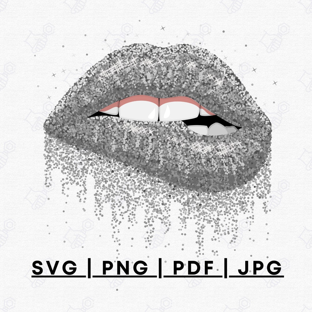 Lips SVG, Kiss SVG, Lips Print Svg, Glitter Lips Svg, Dripping Lips Svg ...