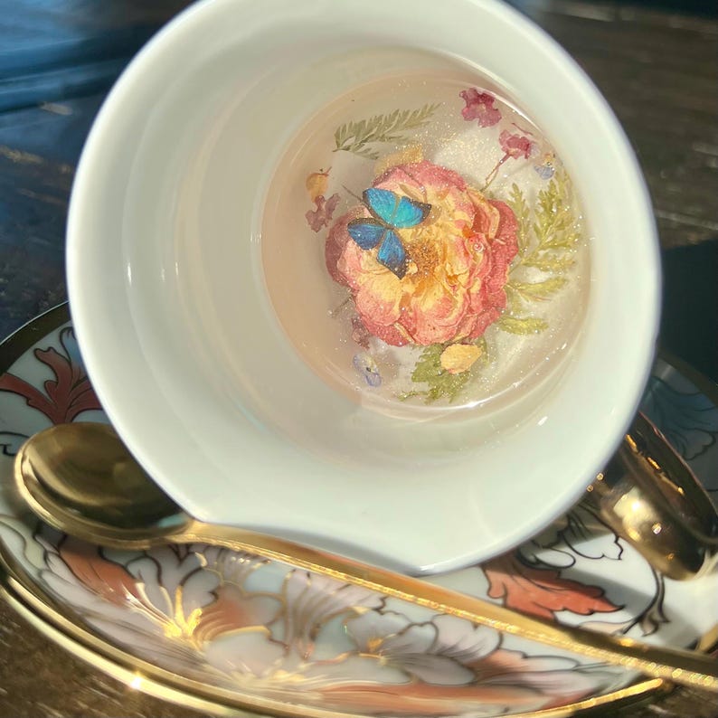 Teacup of a Sunset Rose - TTRPG Dice Rolling Tray - Etsy Australia